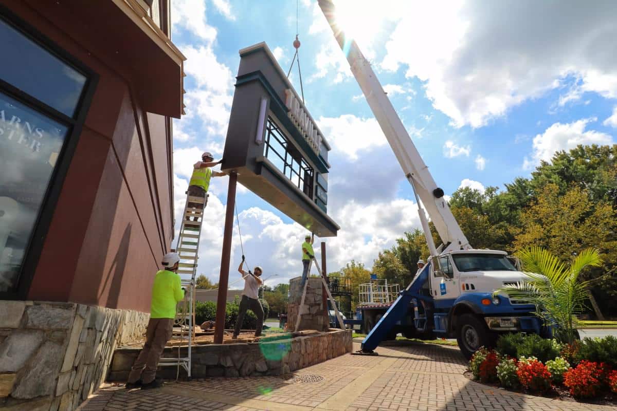 Sign Installation - Gable | A Visual Communications Company